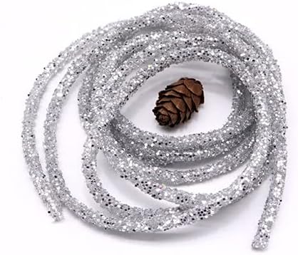 Amazon.com: 10 Yards 6mm Glitter Sequins Rope Soft Tube Rope String for ...