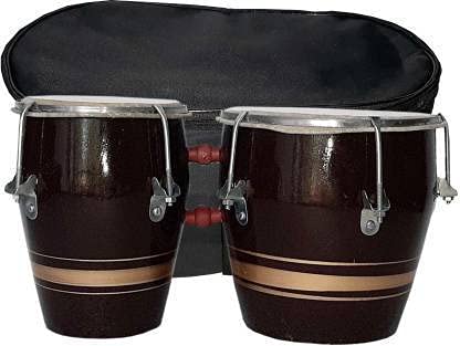 GT manufacturers Bongo Musical Instrument Drum N Bolt (Brown) : Amazon ...