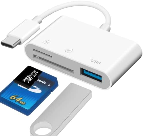 Amazon.com: USB C Card Reader, 3 in 1 USB C to Micro SD TF Memory Card ...