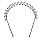 Buy Smile n Style Essentials Black Metal Spring Zig Zag Wave Hair Band ...