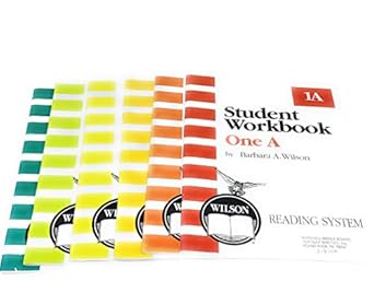 Wilson Reading System Student Workbook 1-6A: Barbara A. Wilson ...