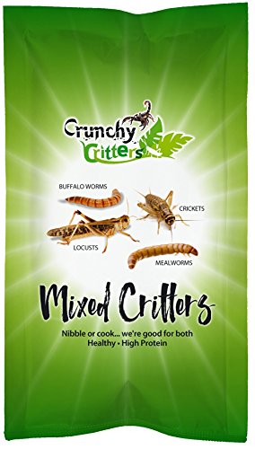Crunchy Critters Edible Insects Mixed Critters selection pack - Pet ...