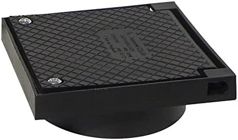 Underground Drainage Oval Rodding Eye - Plastic 110mm Black Rodding Eye ...