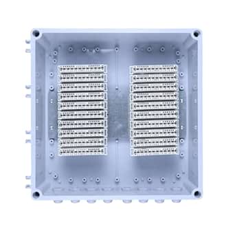 200 Pair Telecom Distribution Board With Ip65 Waterpoof Abs Enclosure ...