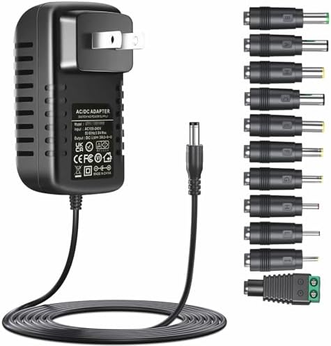 Amazon.co.jp: Universal 12V 3A AC Adapter DC12V 1A 2A 3A Power Supply ...