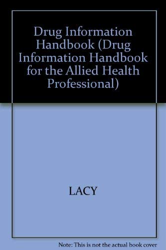 Drug Information Handbook: 9780916589660: Medicine & Health Science ...