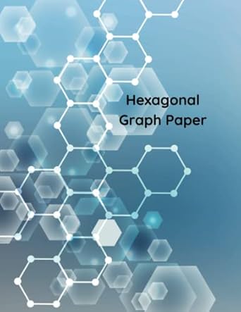 Hexagonal Graph Paper: Subtle Hexagons (8.5 X 11 - 200 Pages/100 Sheets ...