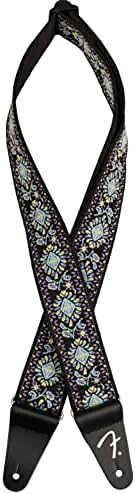 Fender Pasadena Woven Guitar Strap - BLUE LOTUS : Amazon.co.uk: Musical ...