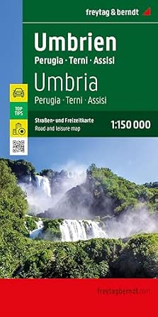 Umbria, road and leisure map 1:150,000: Freytag & Berndt: 9783707921908 ...