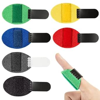 Amazon.com: Ponpon 6 férulas para dedos para gatillo y pulgar, soporte ...
