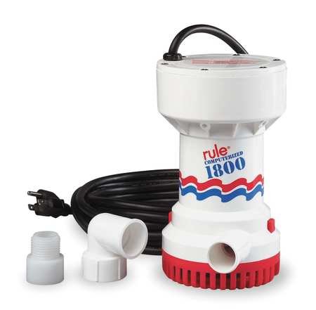 Amazon.com: RULE A53S24-GRA Pump,Pool Cover,100 W : Patio, Lawn & Garden