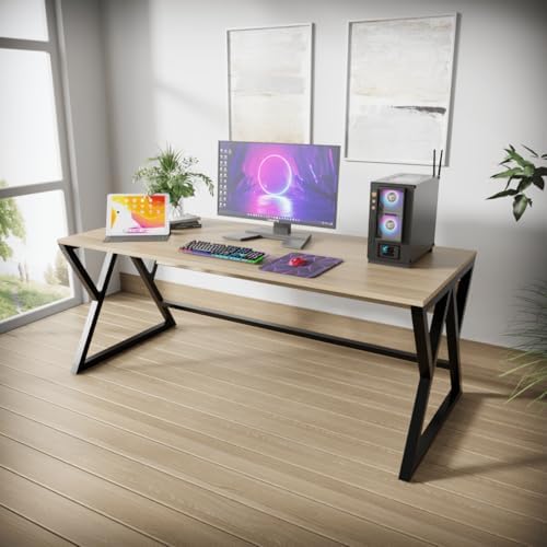 LAD Workspaces The L Table Engineered Wood Study Table, Laptop ...