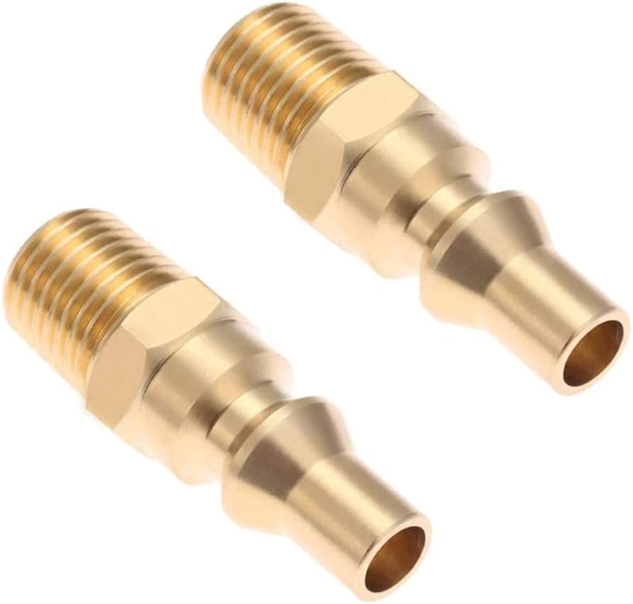 Amazon.com : Joywayus 2PCS Propane Quick-Connect Adapter 1/4" NPT Full ...