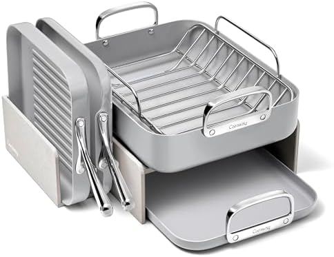 Amazon.com: Caraway Square Cookware Set - Square Pans Set - Perfect for ...