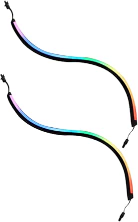Amazon.com: Angoily 2pcs RGB Light Strip for Case Computer Case Light ...