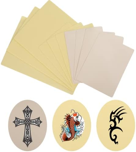 Amazon.com: Hxqicai Fake Skin 10 PC, Blank Tattoo Practice Skins Kit ...
