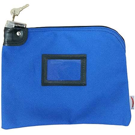Amazon.com : Locking Bank Bag Canvas Keyed Security (Black) : Cash ...