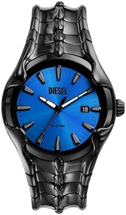 Buy Diesel Stainless Steel Analog Blue Dial Men's Watch-Dz2198, Band ...