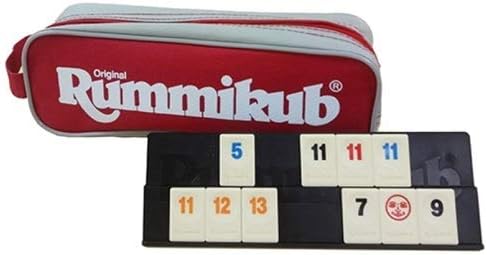 Rummikub Mini Pouch - Travel Size Tile-Based Tabletop Game for Kids ...