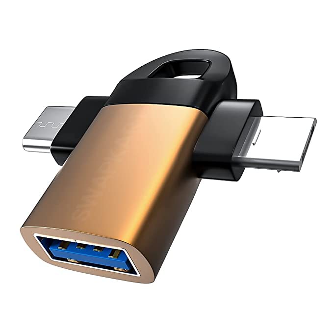 MOBILE PLANET 2 in 1 OTG Adapter Type c OTG,Micro USB OTG Micro USB + c ...