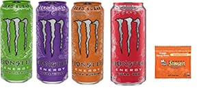 Amazon.com: Monster Energy Drink Zero Ultra Variety - 天堂、紫羅蘭、日出、紅色 16 ...