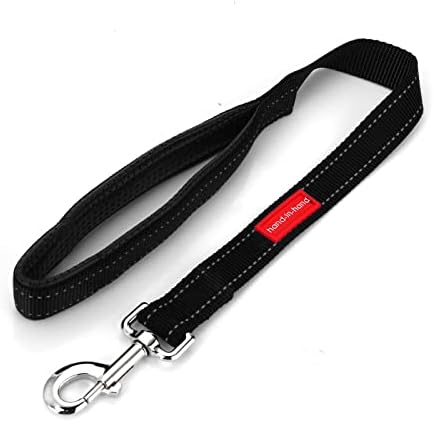 Amazon.com : TIESOME Short Dog Leash with Padded Handle, Double Webbing ...