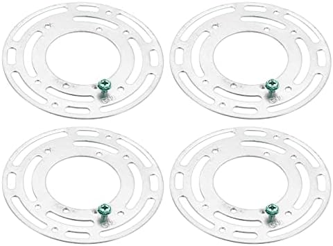 PATIKIL 4" Light Fixture Mounting Bracket, 4 Pack Light Crossbar Circle ...