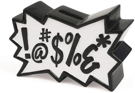 Amazon.com: Kikkerland Ceramic Swear Box : Home & Kitchen