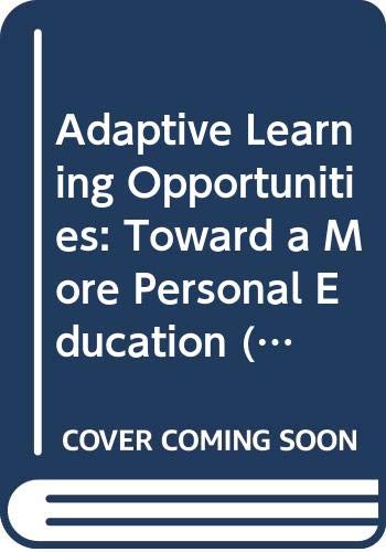 Buy Adaptive Learning Opportunities: Toward a More Personal Education ...