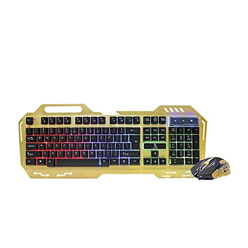 Amazon.in: Buy TAG GAMERZ Gaming Combo Kit of Avenger (Gold) RGB ...