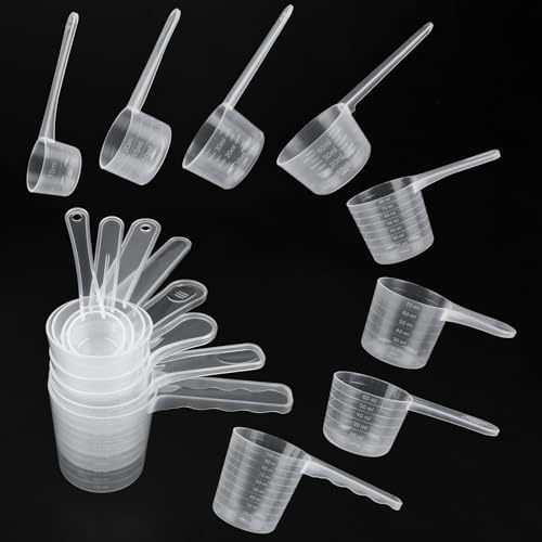 Measuring Spoons Set, Dosing Spoons 100 ml/80 ml/70 ml/60 ml/50 ml/40 ...