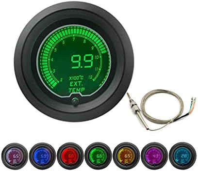 LEVANLIGHT Black 7 Color LED Display 1200 ℃ Pyrometer Exhaust Gas ...