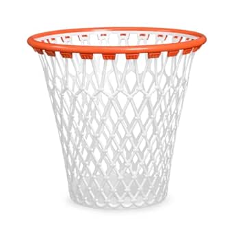Amazon.com: Balvi Wastebasket Basket – Fun Basketball Hoop Design Trash ...