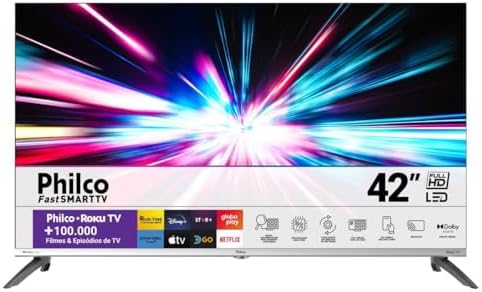 Smart TV 42” Philco PTV42M9GR2CMB LED Roku TV | Amazon.com.br