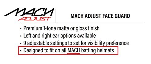 Snapklik.com : MACH Adjust Extension Piece Adjustable Face Guard Matte ...