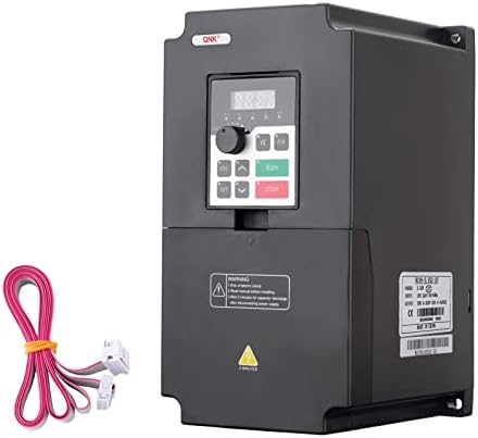 Amazon.com: QNK 3KW 4HP 220V AC 14A VFD Converter Single to 3 Phase ...