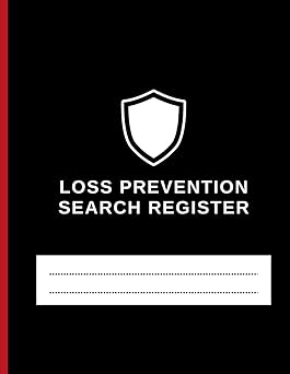 Security Guard Search Log Book: Professional Premises Search Register ...