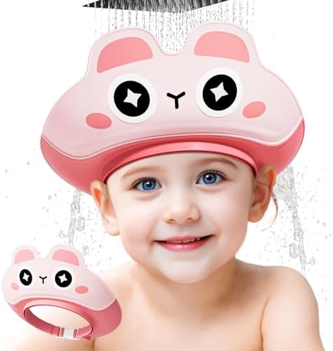 Amazon.com: Lonlown Shower Cap Shield for Kids Baby Shower Cap for 1-10 ...