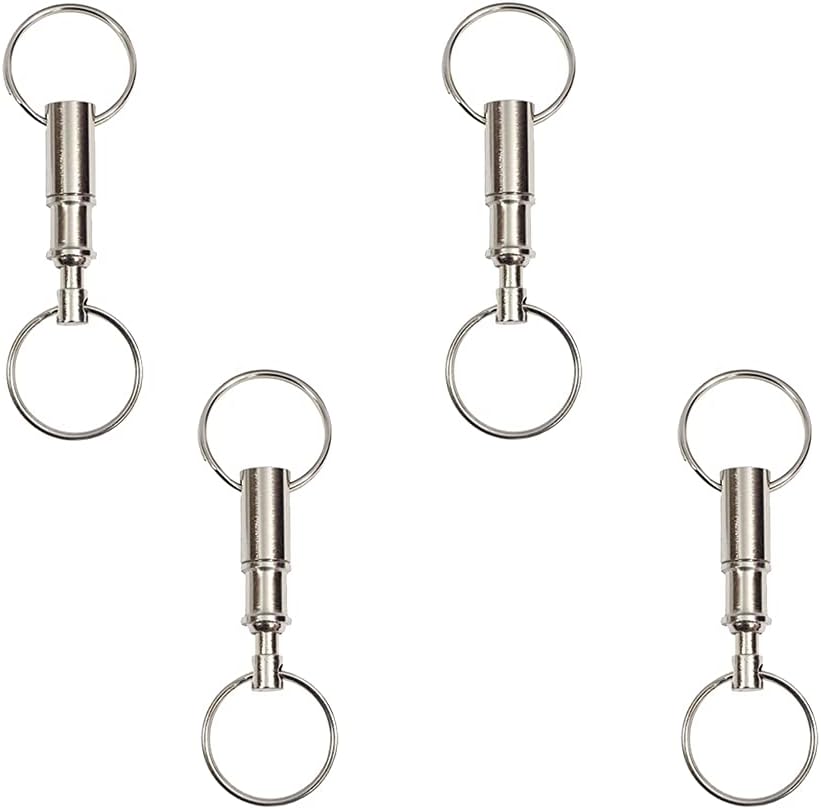 EDOBLUE 4 Pack Quick Release Detachable Pull Apart Keychain Pull-Apart ...