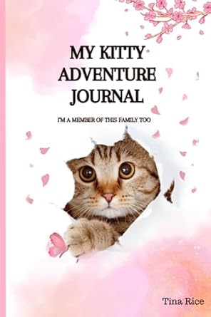 Amazon.com: My Kitty Adventure Journal, Cats Log Book, Journal Pet ...