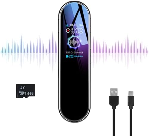 Amazon.com: 64GB Digital Voice Recorder, Recording Device with AI ...