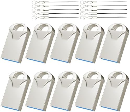 Amazon.com: EASTBULL Mini Metal Flash Drive Bulk 32GB Small USB 10 Pack ...