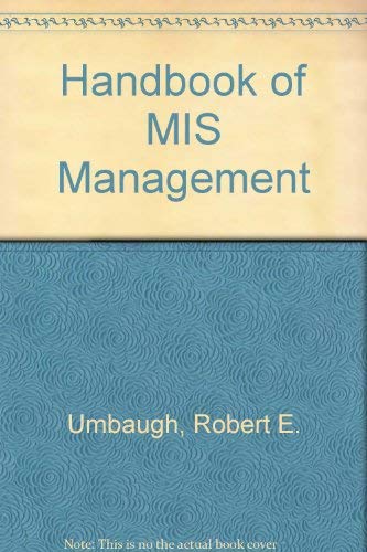 Handbook of MIS Management: Umbaugh, Robert E.: 9780791302040: Amazon ...
