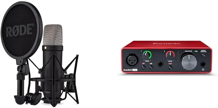 Amazon.com: RØDE NT1 5th Generation Large-Diaphragm Studio Condenser ...