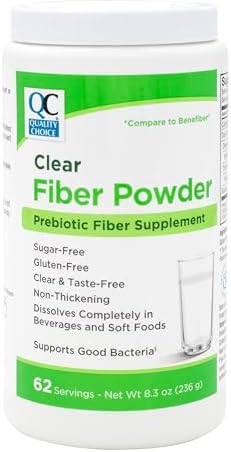 Amazon.com: Fiber Supplement Powder | Clear Soluble Prebiotic Fiber ...