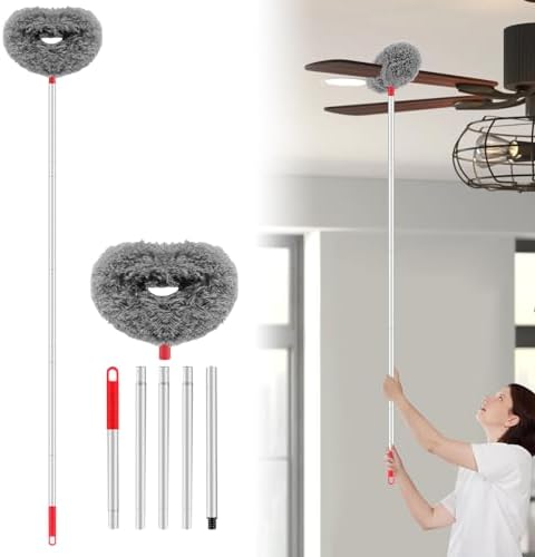 Amazon.com: Max 66'' Ceiling Fan Cleaner Duster Reusable Microfiber ...