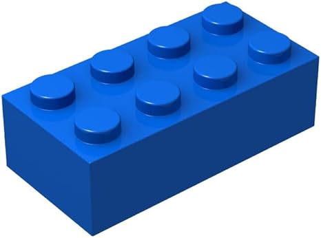 Amazon.com: Classic Brick Block Bulk, Blue Bricks 2x4, Building Bricks ...