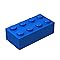 Amazon.com: YUJHITP 100 Piece Blue Bricks Bulk, Blue 2x4 Building ...