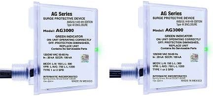 Amazon.com: Intermatic AG3000 HVAC Surge Protective Device, Gray (2 ...