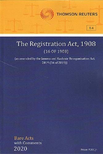 Amazon.in: Buy Registration Act, 1908 (Bare Act) Book Online at Low ...